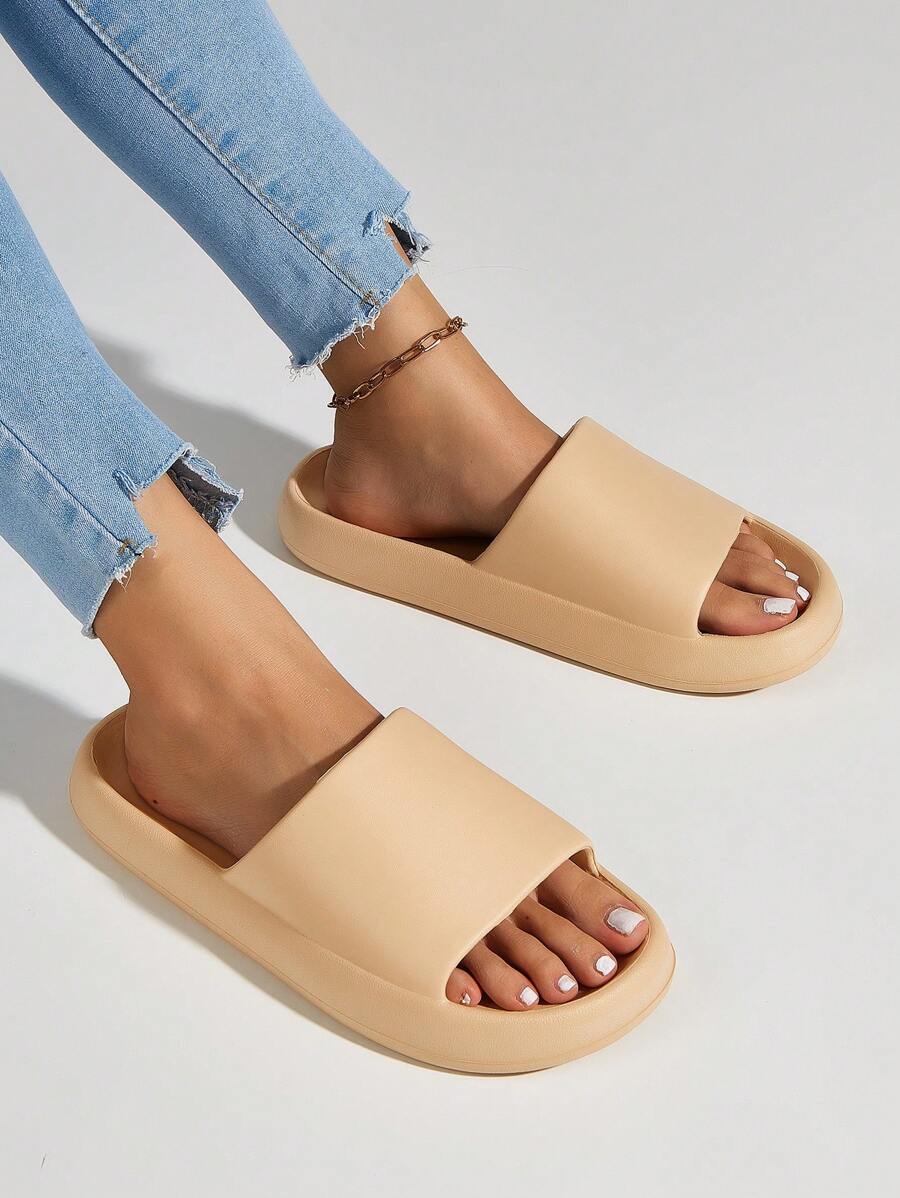 Women Minimalist Single Band Slides, EVA Fashion Slides | SHEIN USA