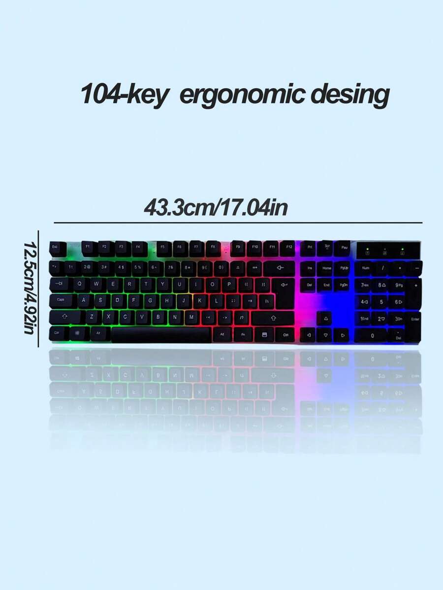 1pc Wired Gaming Mechanical Keyboard | SHEIN USA