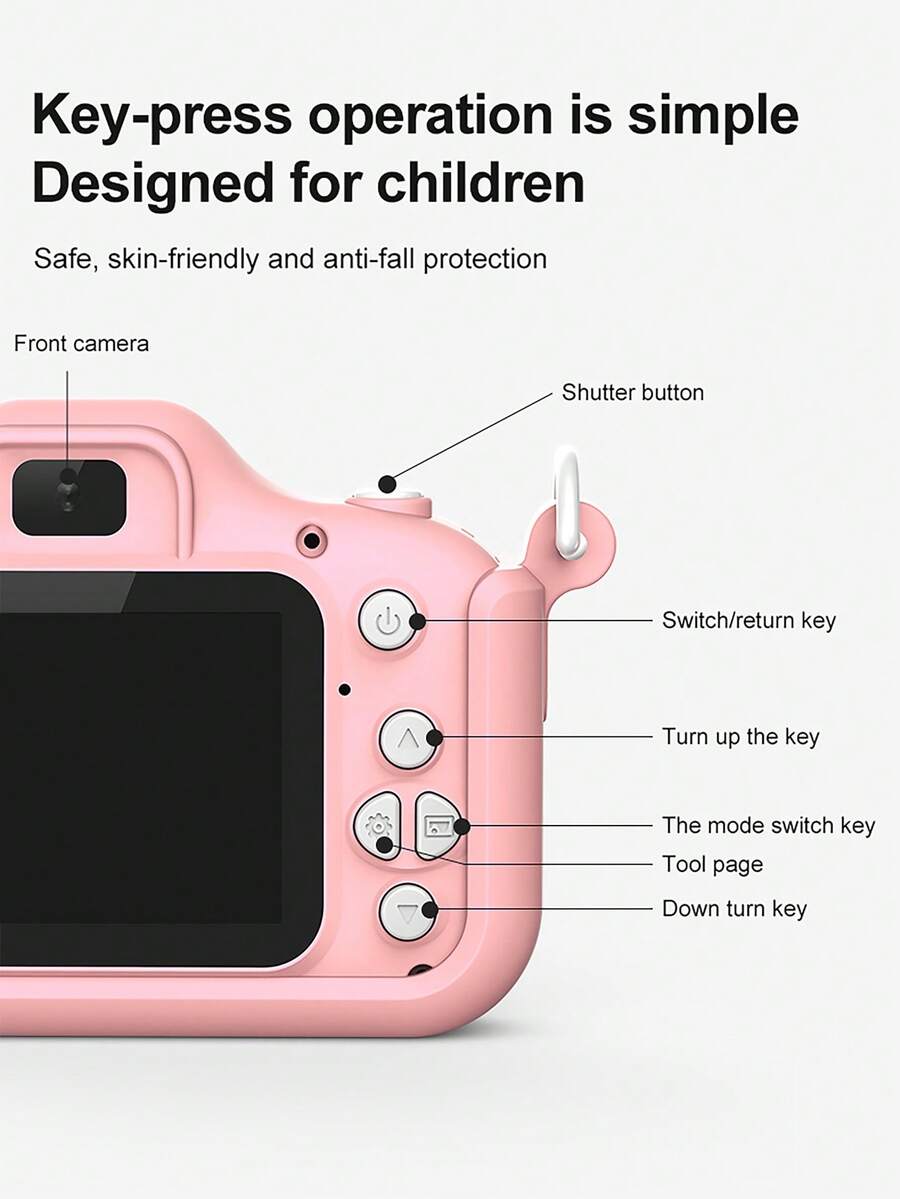 Astronaut Pattern 2000W Pixel Portable Cartoon Cute Mini Camera | SHEIN USA