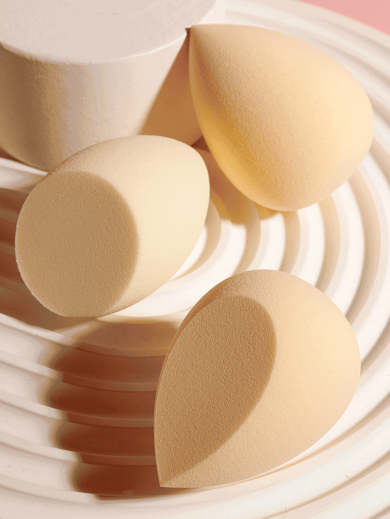 Trocken, Nass, Verwenden Schönheits Ei Make-up Ei Set, 3 Stücke Weich ...