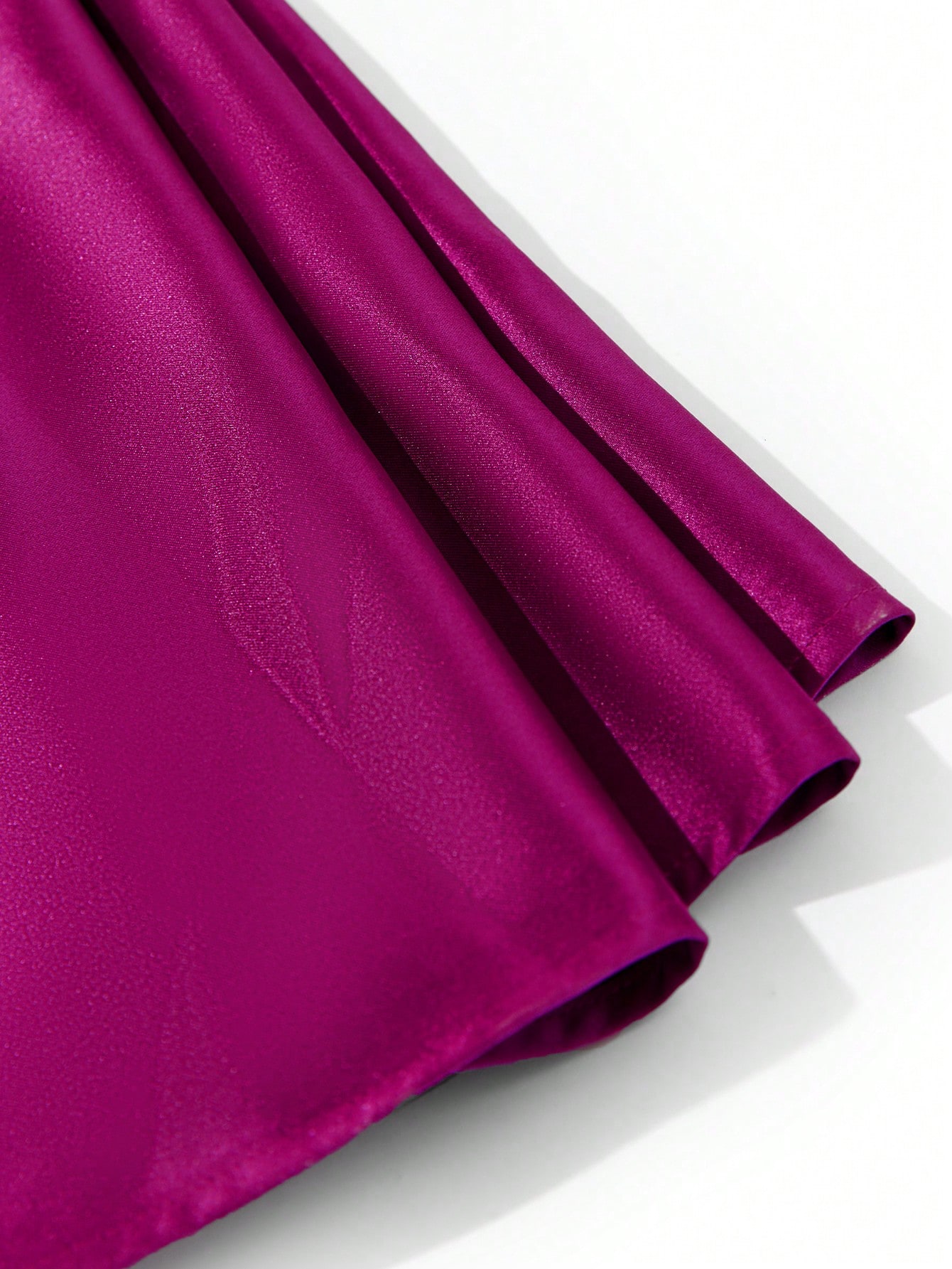 Off Shoulder Fold Pleated Satin Formal Gown | SHEIN UK