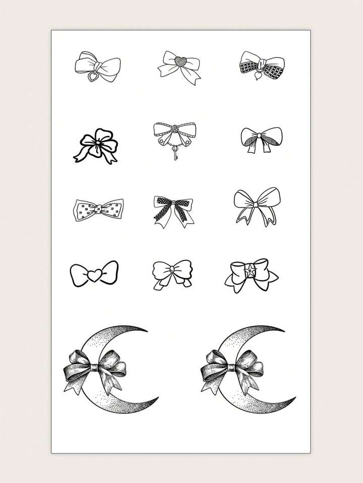 Small Bow Tattoo Designs