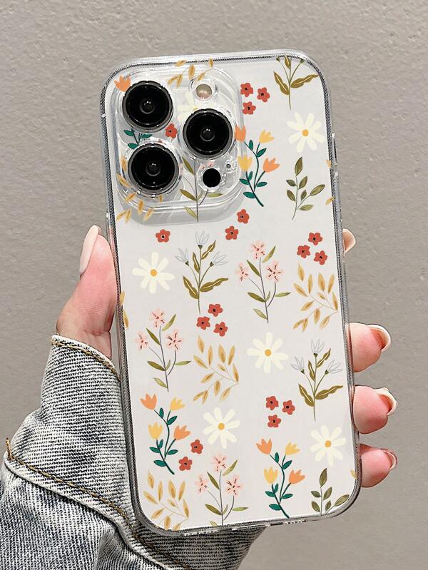 A Small Fresh Anti-Fall Transparent Mobile Phone Case Suitable For ...