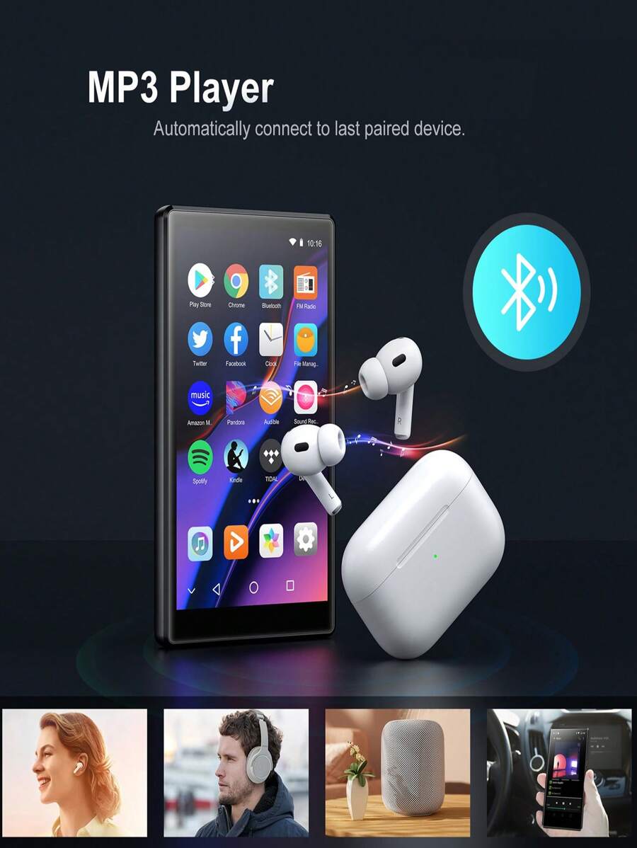 80GB Android MP3 Player With D WiFi, Oilsky 4.7" 1080P Full Touch ...