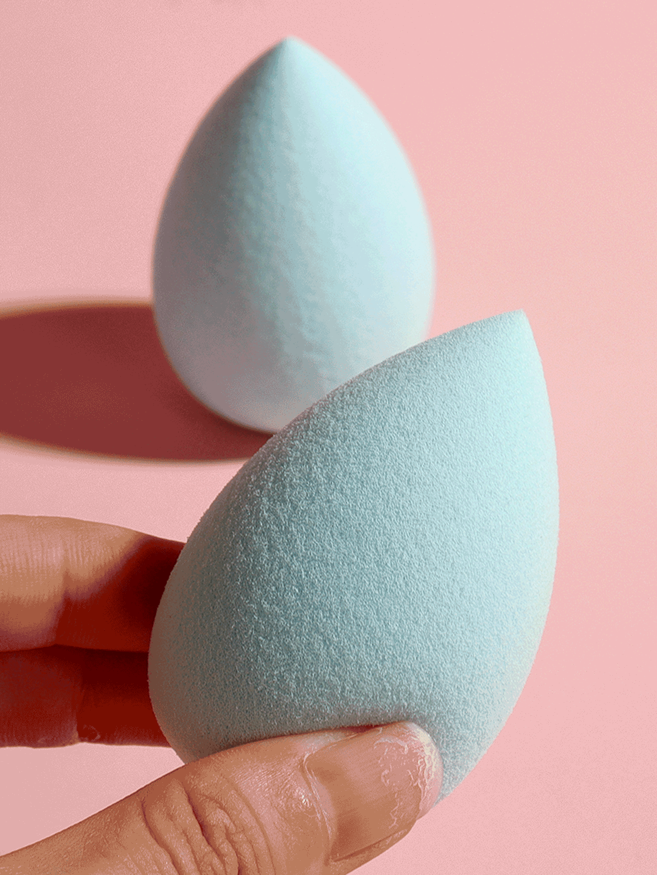 Esponja de maquillaje, 2 piezas Esponja cosmética húmeda y seca ...