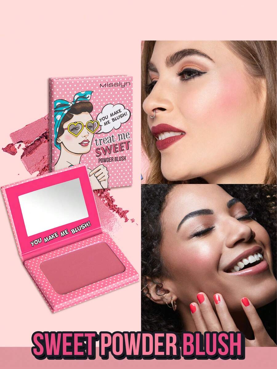 MissIyn Treat Me Sweet Powder Blush, Silky Powder Texture, Matte Or ...