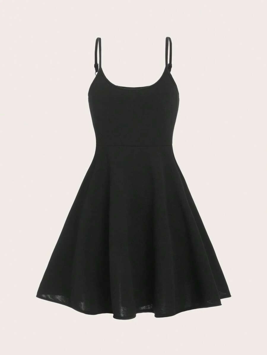 SHEIN Solid Color Sleeveless Dress For Tween Girls, Simple & Fresh ...