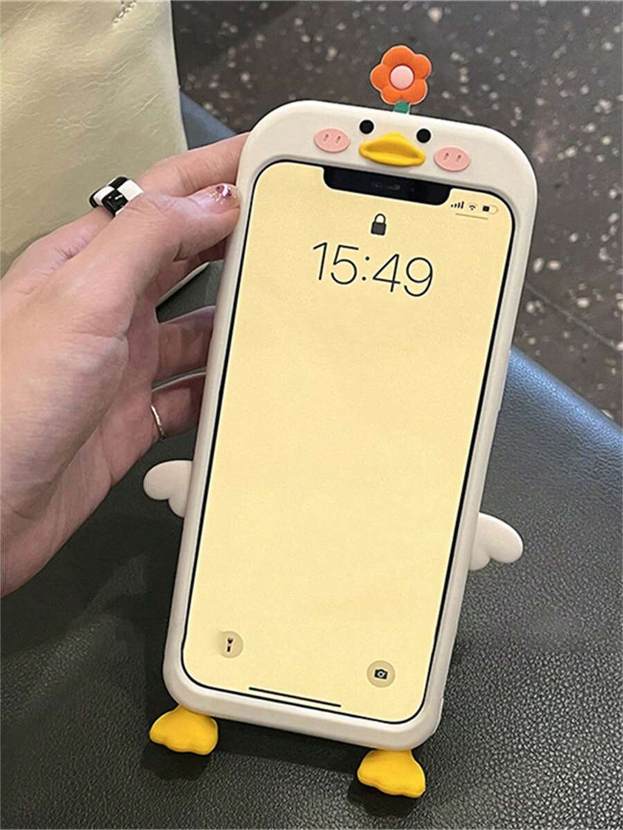 Silicone Duck Design Phone Case | SHEIN USA