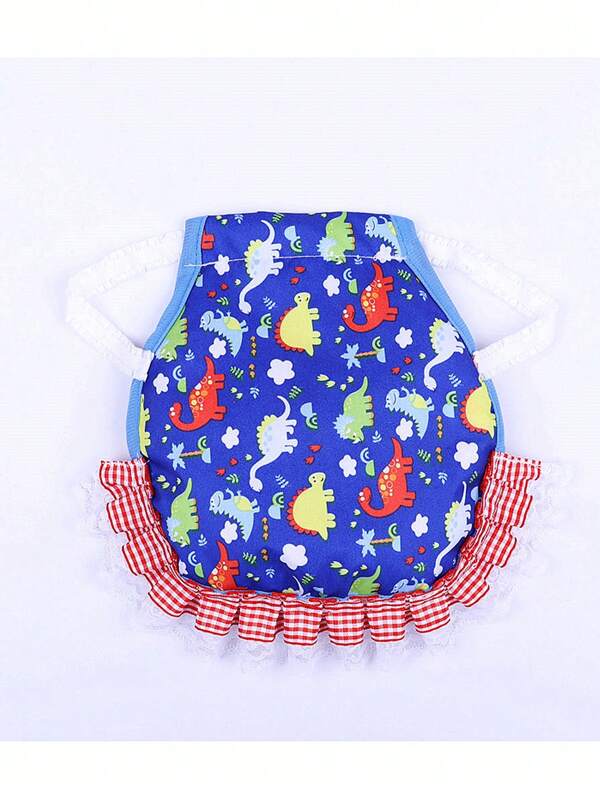 1pc Plaid Pattern Chicken Apron For Farm Animal For Protect Back ...