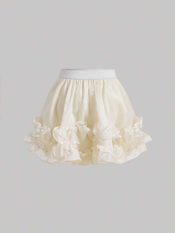 SHEIN MOD High Waist Ruffle Trim Skirt | SHEIN USA