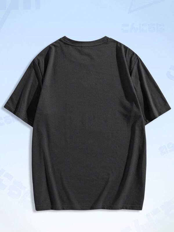 Anime Guys Letter Figure Graphic Tee | SHEIN USA