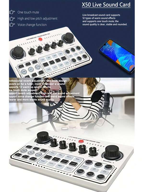 Live Webcast Sound Card | SHEIN USA