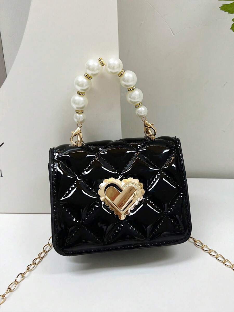 Fashion Pearl Design Kids' Handbag For Girls, Lovely Mini Children's ...