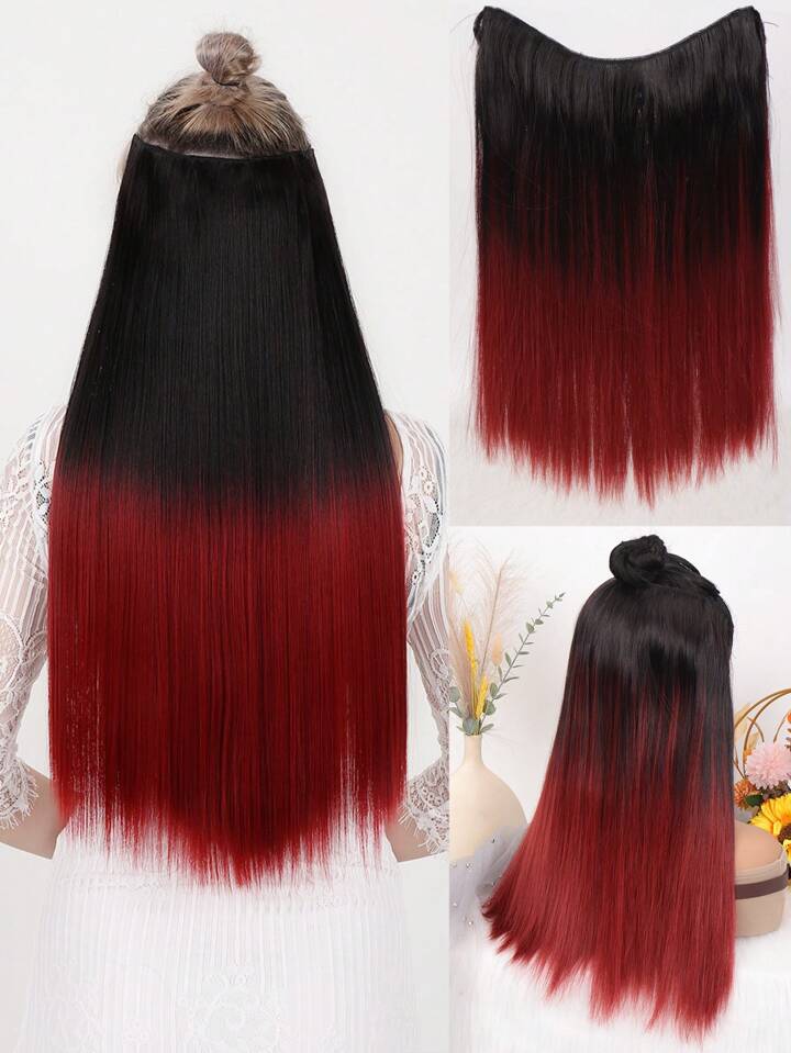Red And Black Ombre Hair Extensions
