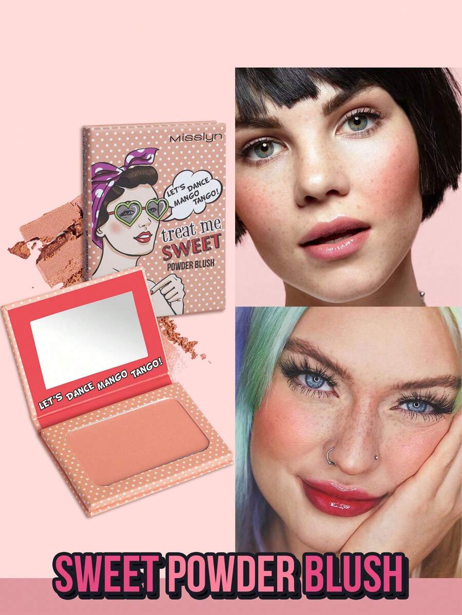 MissIyn Treat Me Sweet Powder Blush, Silky Texture, Highlight With ...
