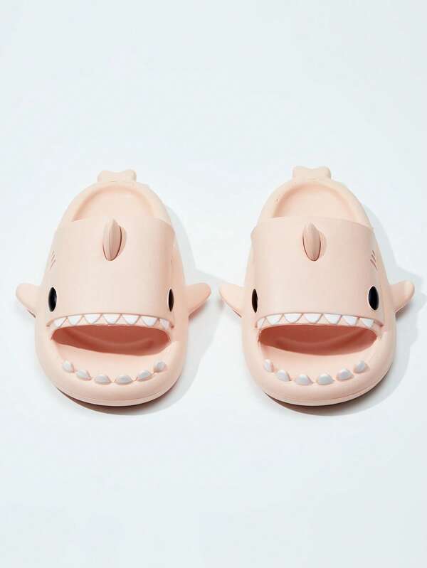 Men Cartoon Shark Design Slides, Fashion Summer EVA Slides | SHEIN USA