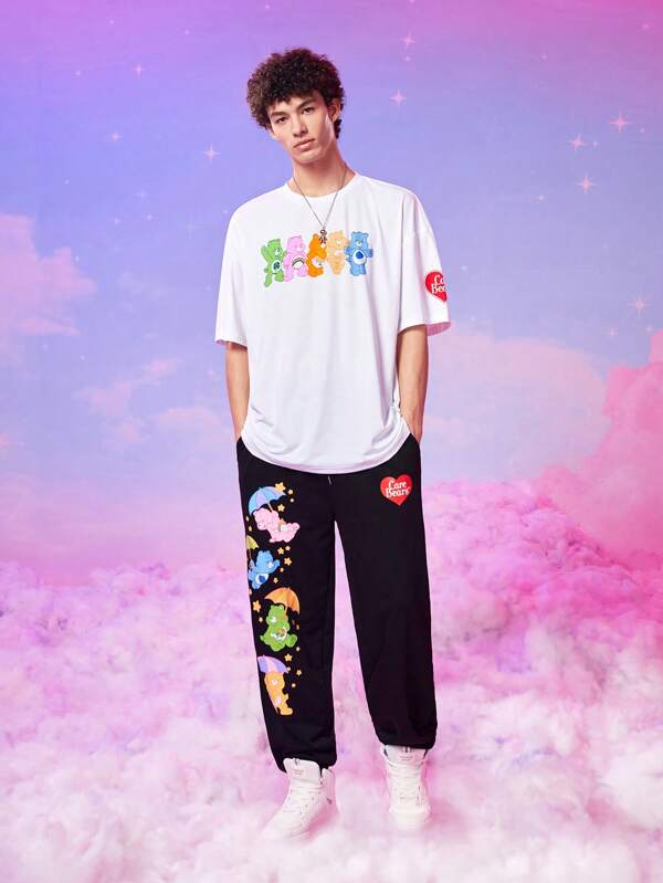 Is That The New ROMWE X Care Bears Guys Bear Letter Graphic Tee ...