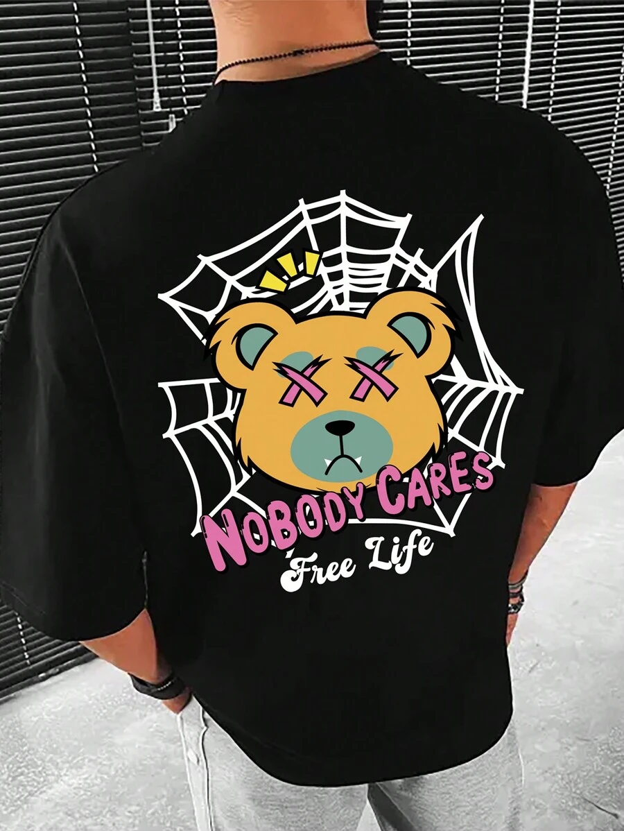 Manfinity EMRG Homme T-shirt Lettre Et Dessin Animé | Mode en ligne ...