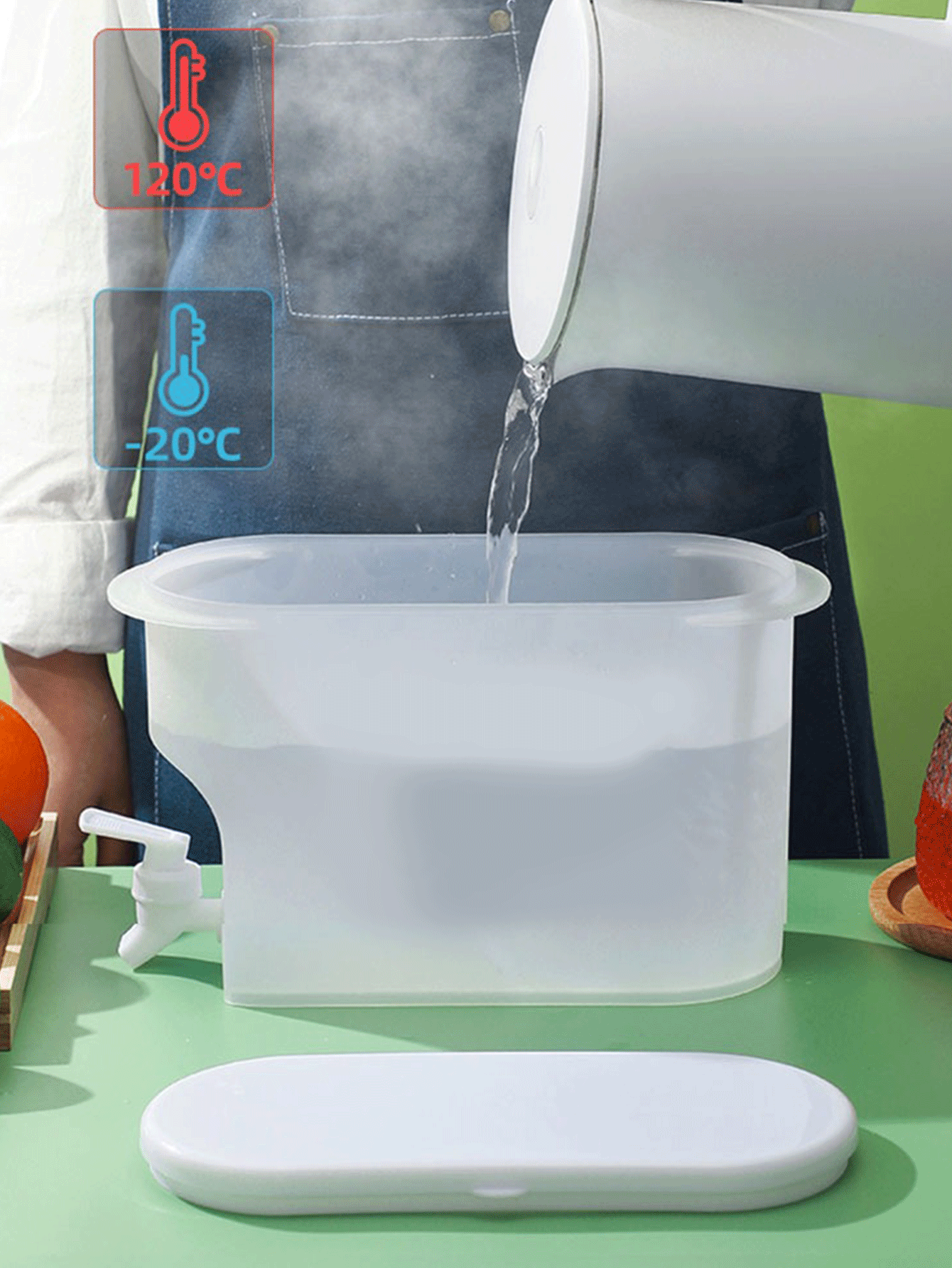 High temperature resistant cold water kettle, fruit teapot, beverage ...