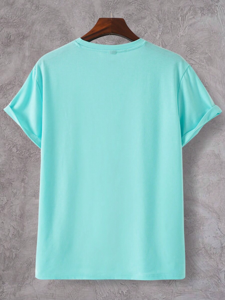 Manfinity RSRT Men T-Shirts Fit Crew Neck Short Sleeve Graphic Tee ...