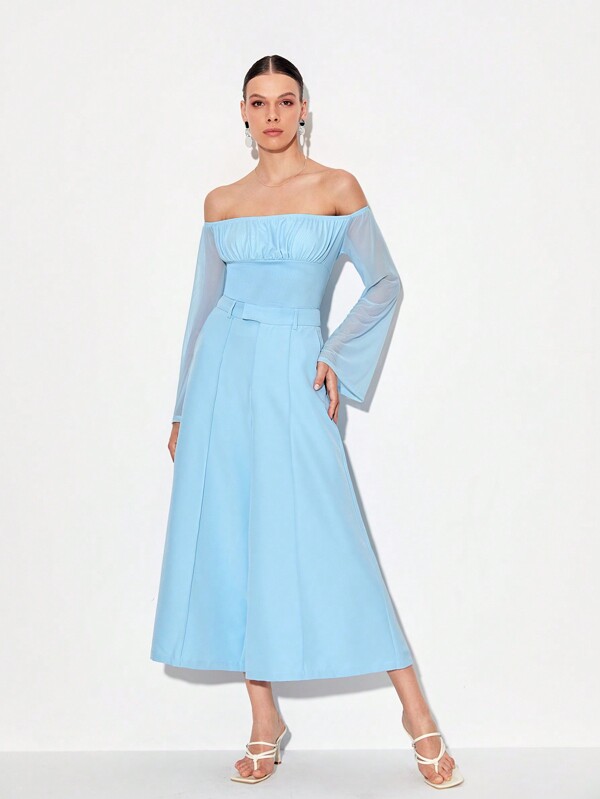 LI CHUN YUAN Pantalones de traje con cremallera con costura delantera ...