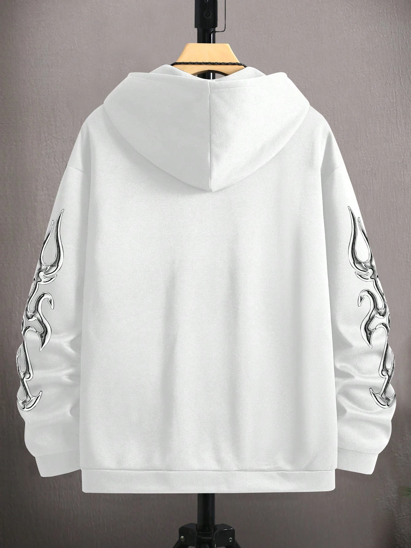 Manfinity EMRG Loose Fit Men's Letter Graphic Zipper Closure Hoodie With Drawstring, | SHEIN USA