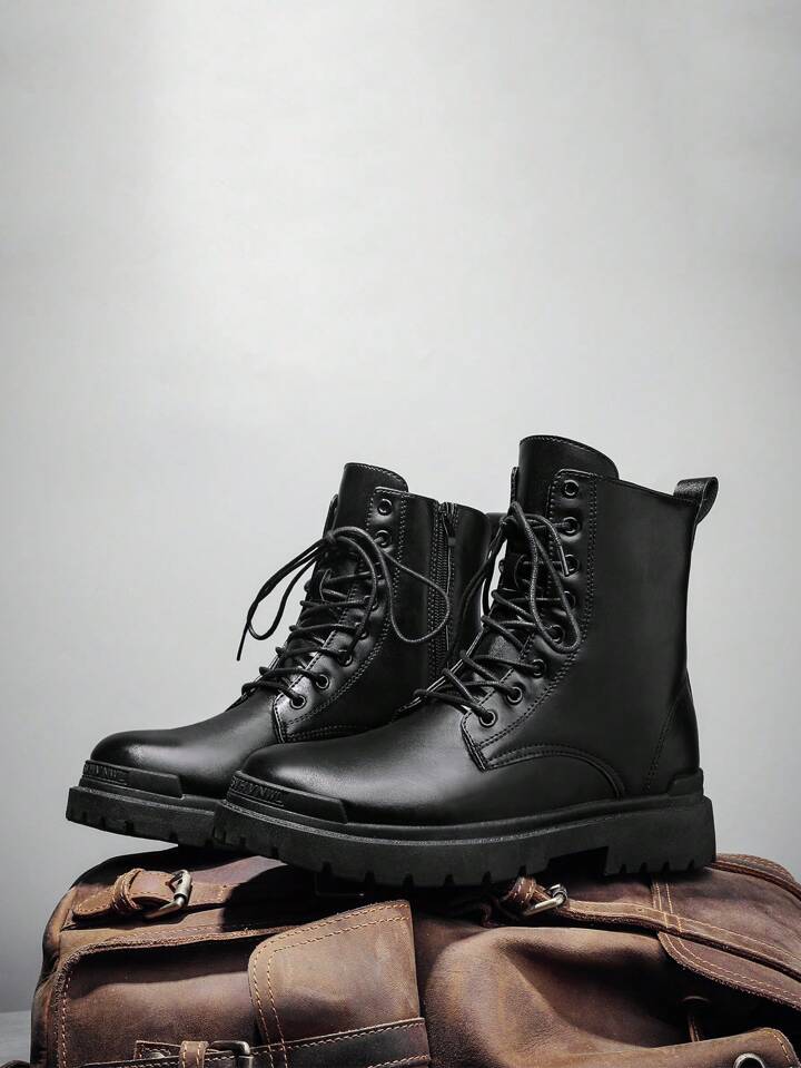 Mens Combat Boots Black
