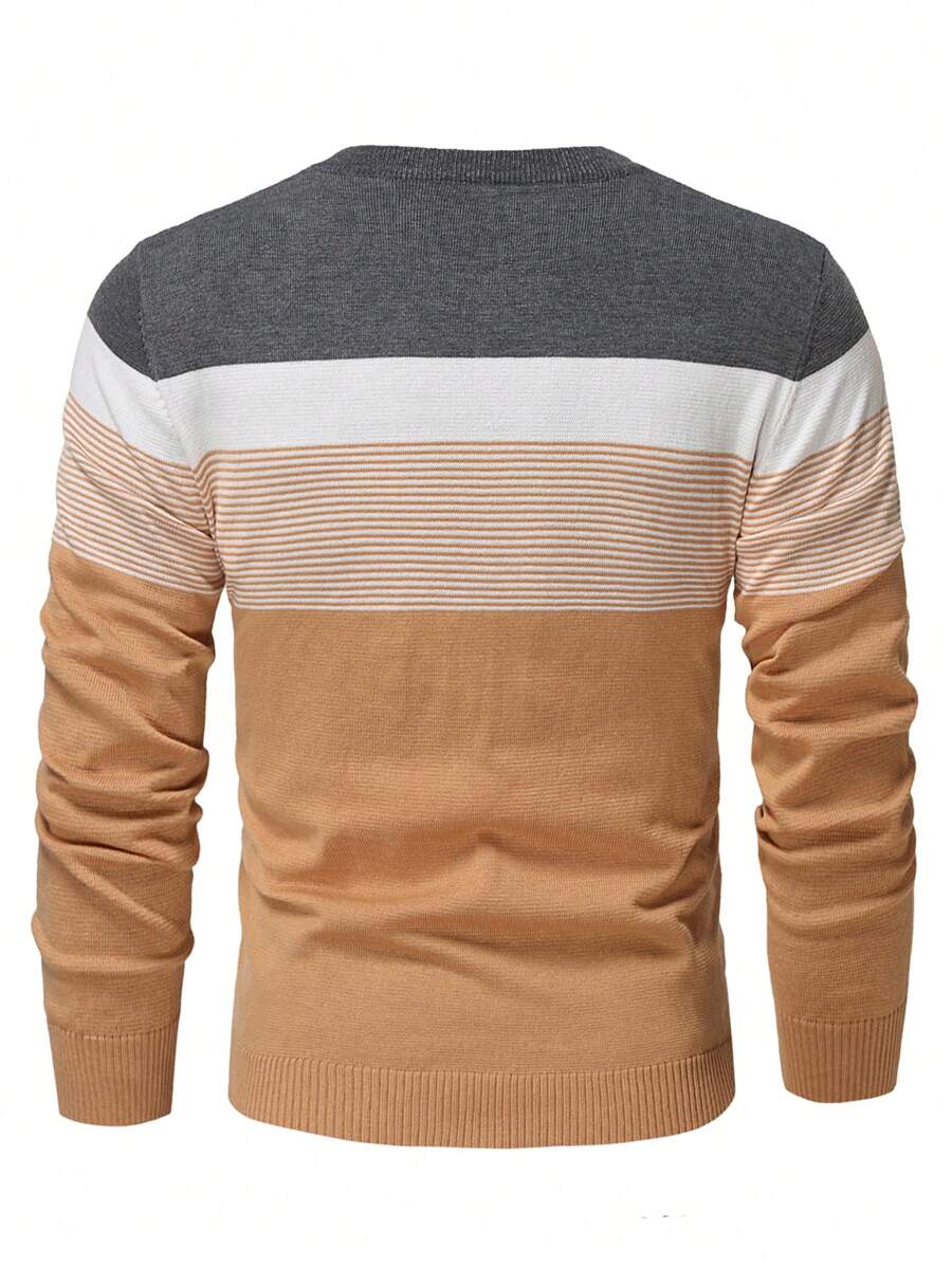 Manfinity Homme Men Colour Block Jumper | SHEIN UK