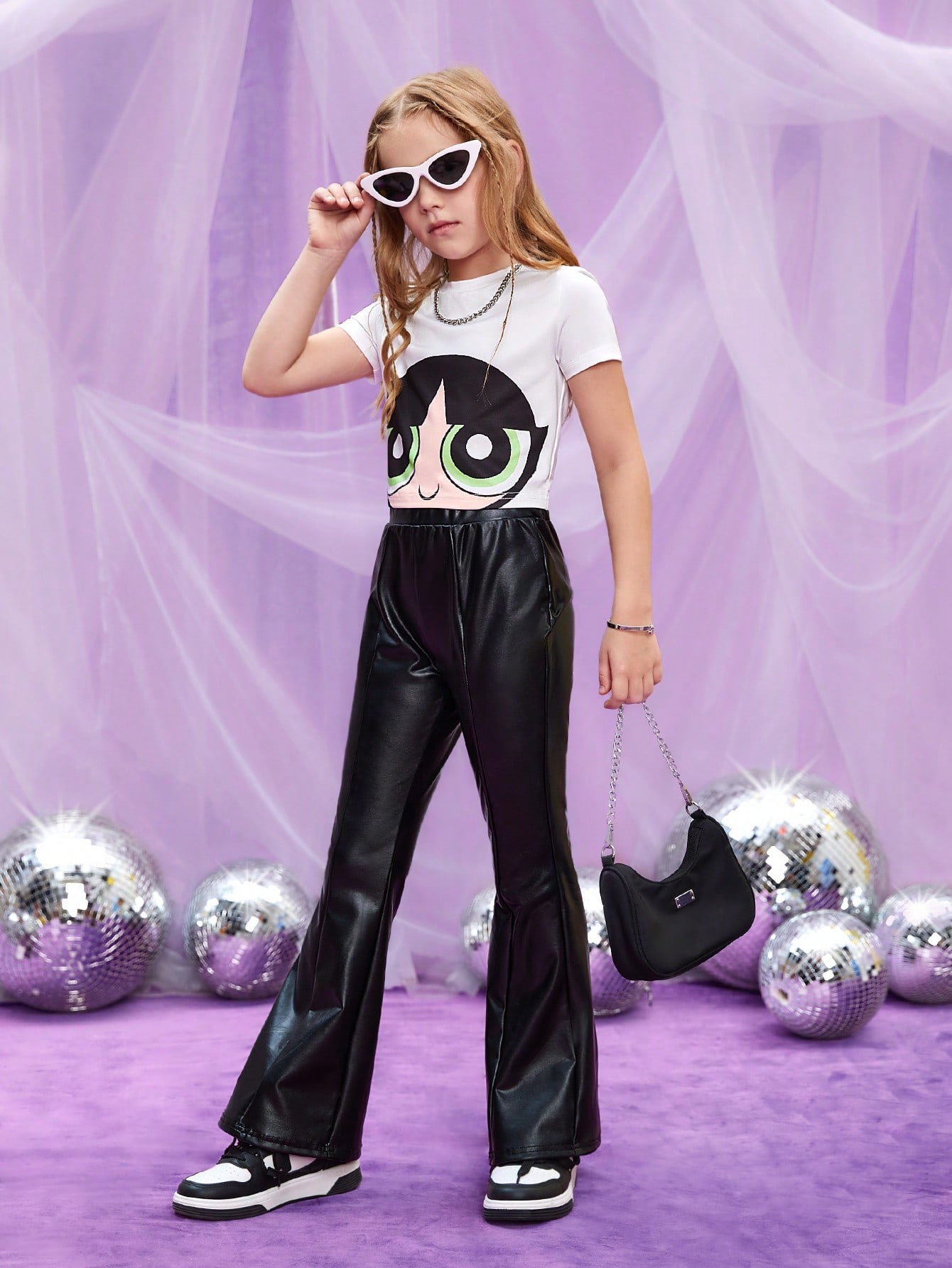 THE POWERPUFF GIRLS X SHEIN SHEIN Kids QTFun Chica preadolescente ...