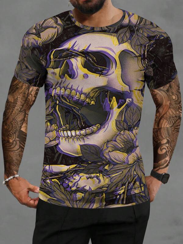 Manfinity LEGND Men Skull Print Tee | SHEIN EUR