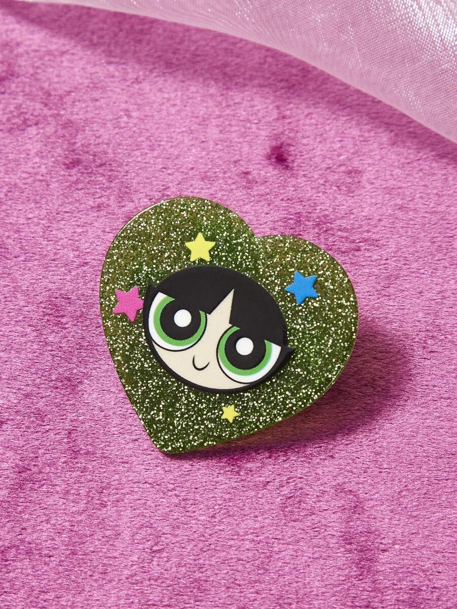 THE POWERPUFF GIRLS X SHEIN 3pcs Women Star & Cartoon Figure Graphic ...