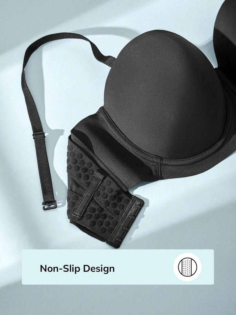 LUVLETTE Plus Dream Curve Support + Strapless Push-Up Bra T-Shirt Bra ...