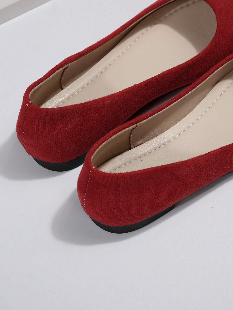 Women Minimalist Ballet Flats, Funky Outdoor Fabric Flats | SHEIN USA