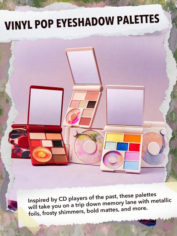 SHEGLAM Vinyl Pop Color Palette-Rose Sonata | SHEIN UK