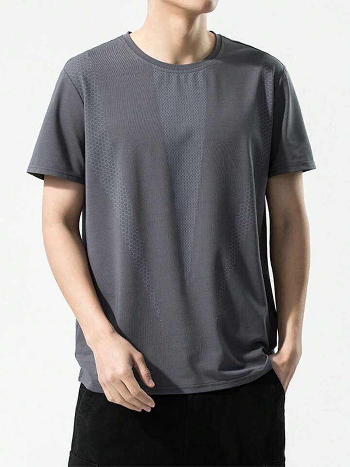 Grey Chevron Pocket Tees