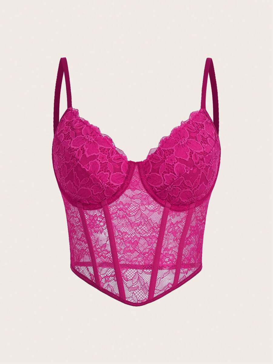 SHEIN ICON Lace Bustier Cami Top | SHEIN USA