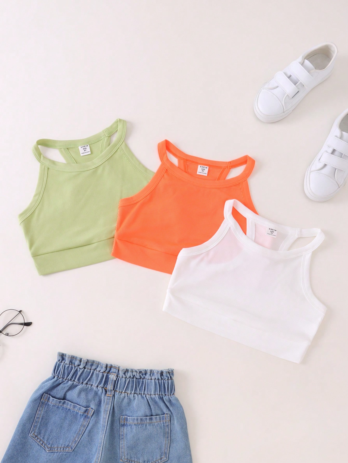 Tween Girl 3pcs Solid Cami Top | SHEIN USA