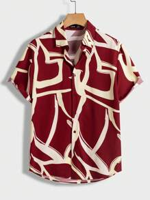 Manfinity ModaGents Men Allover Print Shirt | SHEIN USA