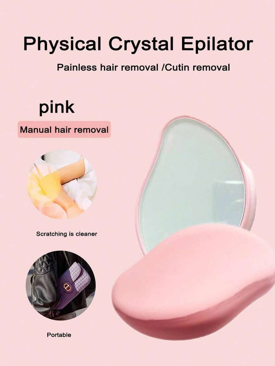 Painless Hair Removal, 1pc Glass Safety Hair Removal Can Be Repeated ...