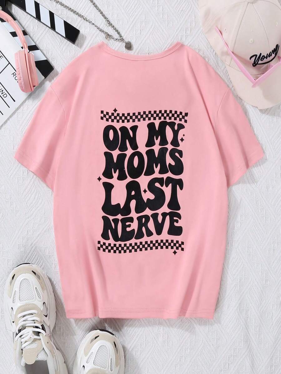 SHEIN Tween Girl Slogan Graphic Tee | SHEIN USA