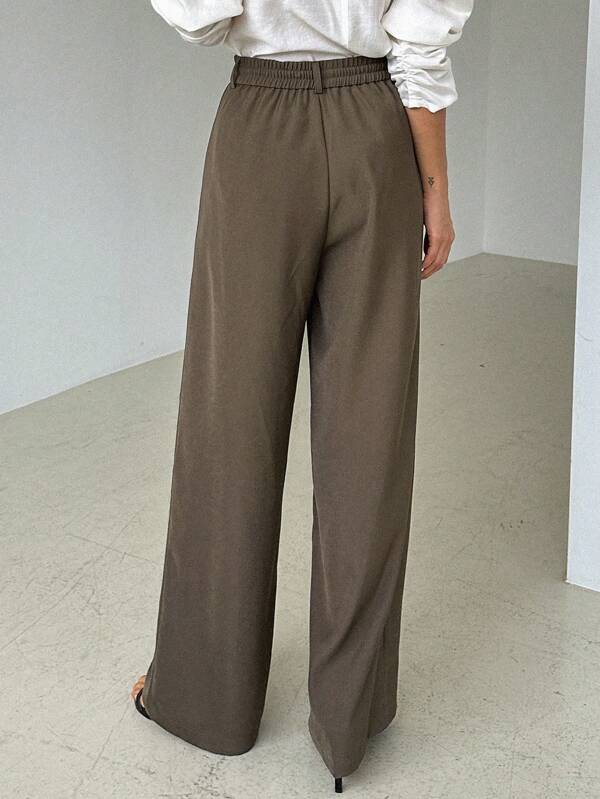 DAZY Drawstring Waist Wide Leg Pants | SHEIN USA