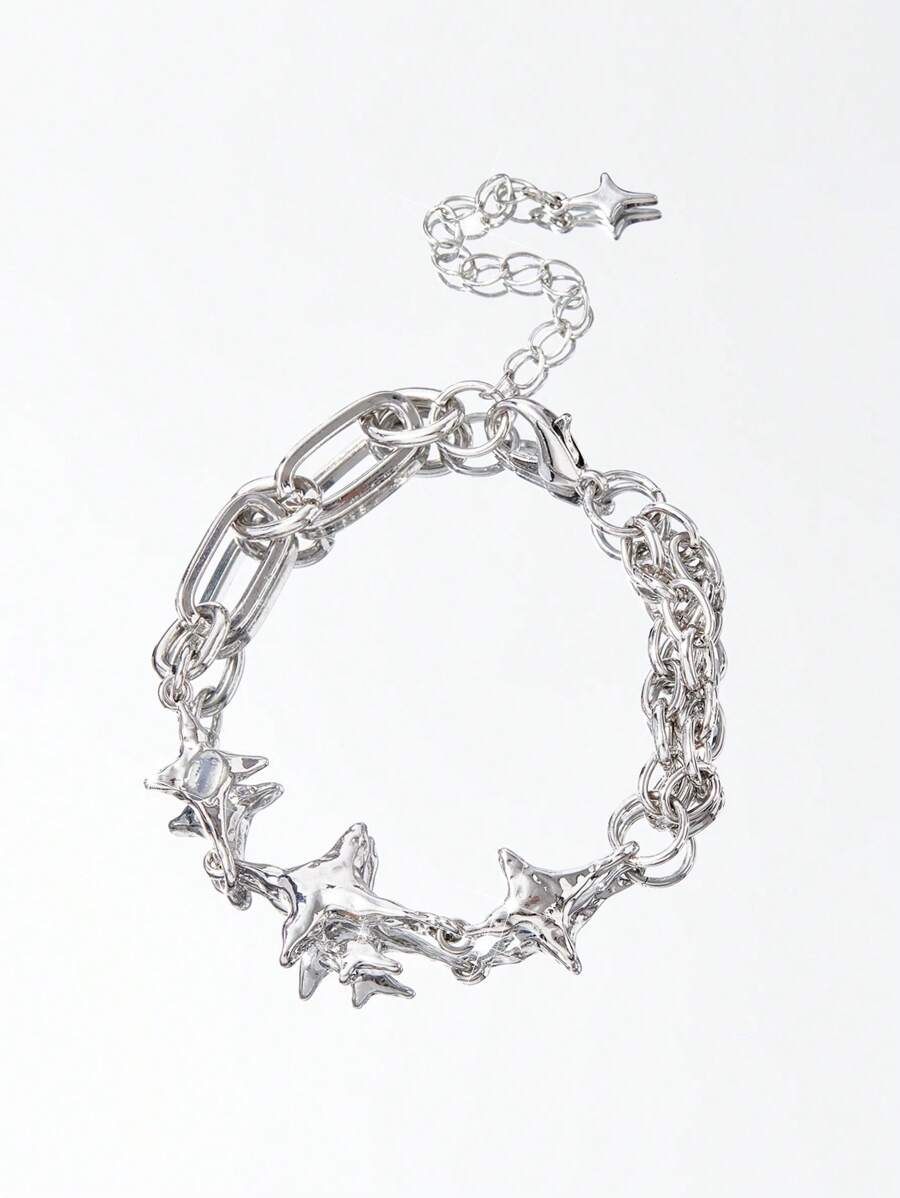 SHEIN ICON Star Decor Chain Bracelet | SHEIN USA