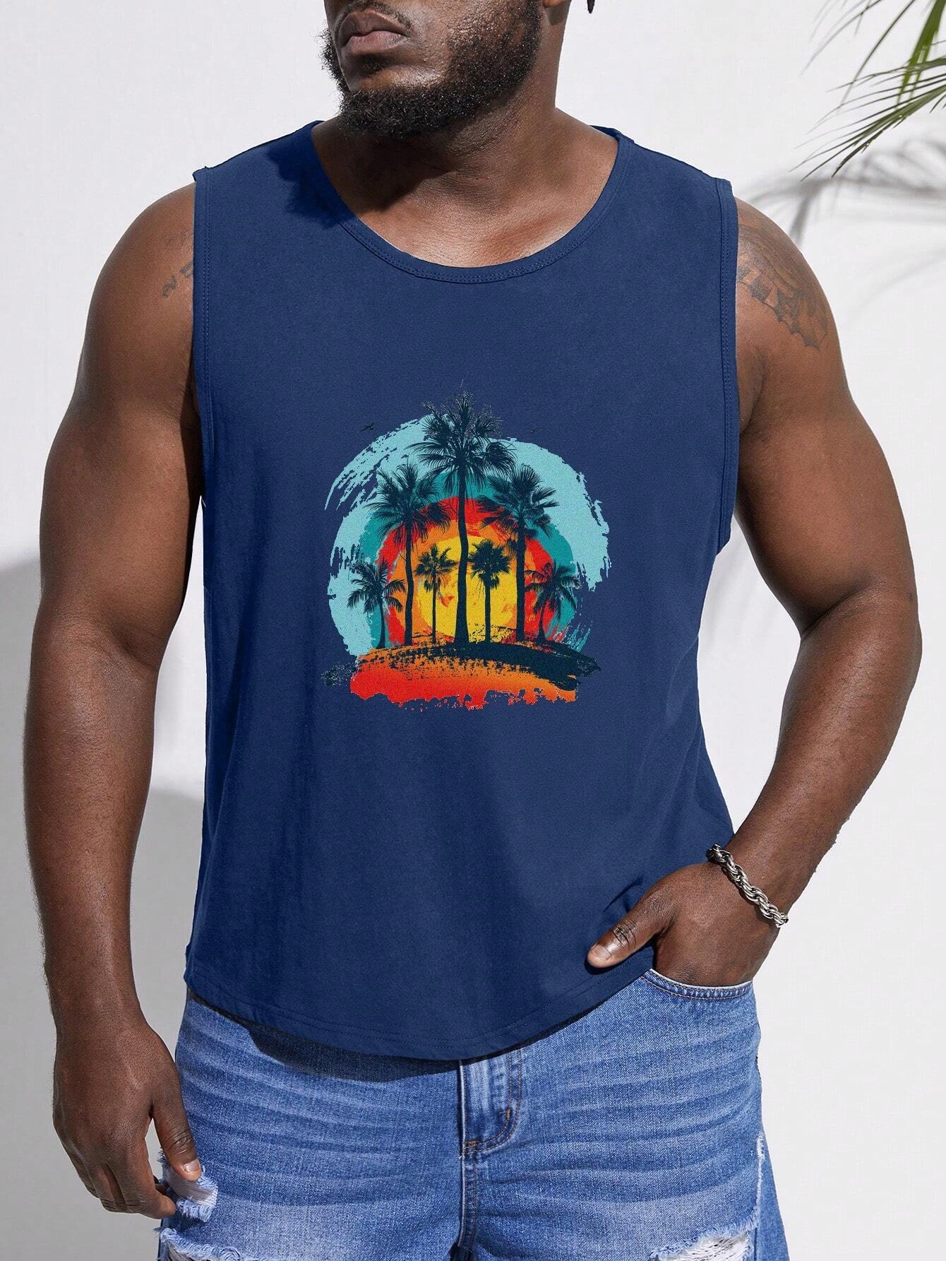 Men Tropical Print Tank Top | SHEIN USA