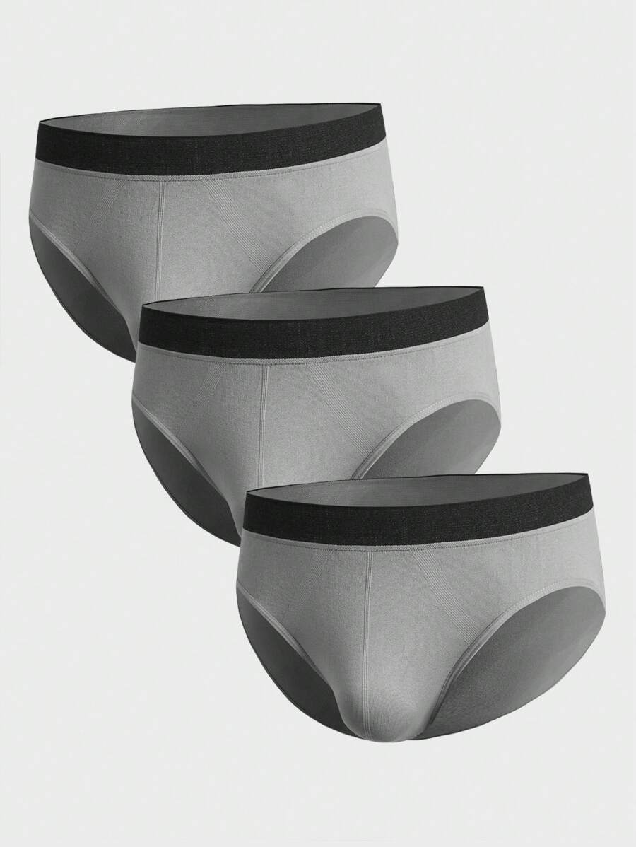 Men 3pcs Contrast Tape Brief | SHEIN USA