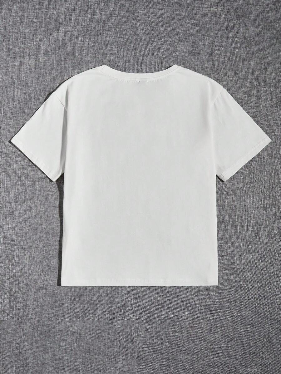 Emma Jane Creative Artist Retro Street Bee Print Drop Shoulder Graphic ...