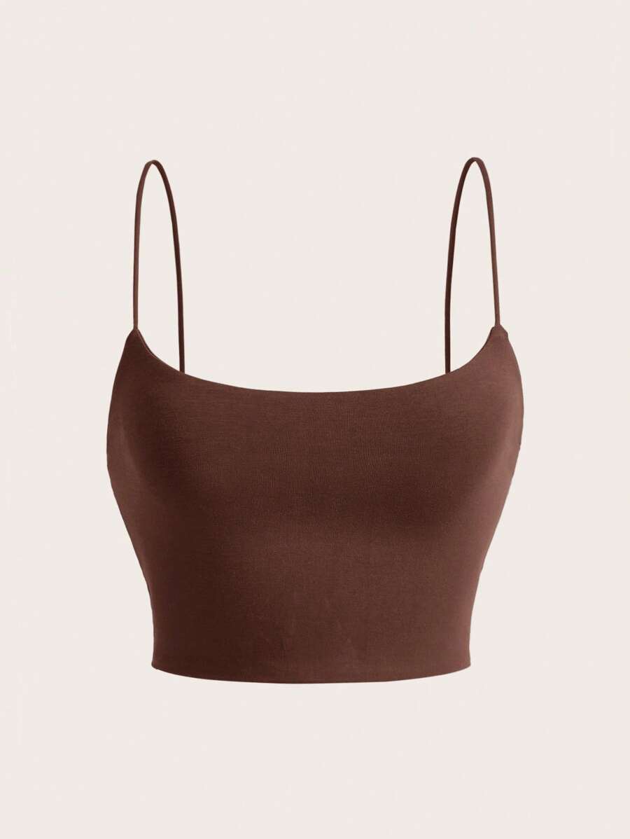 SHEIN EZwear Solid Cami Top | SHEIN USA