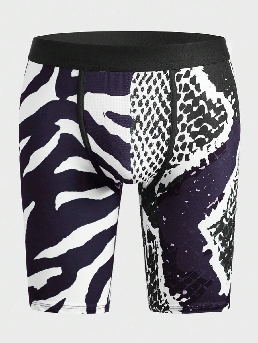 Men Zebra Stripe Print Boxer Brief | SHEIN USA