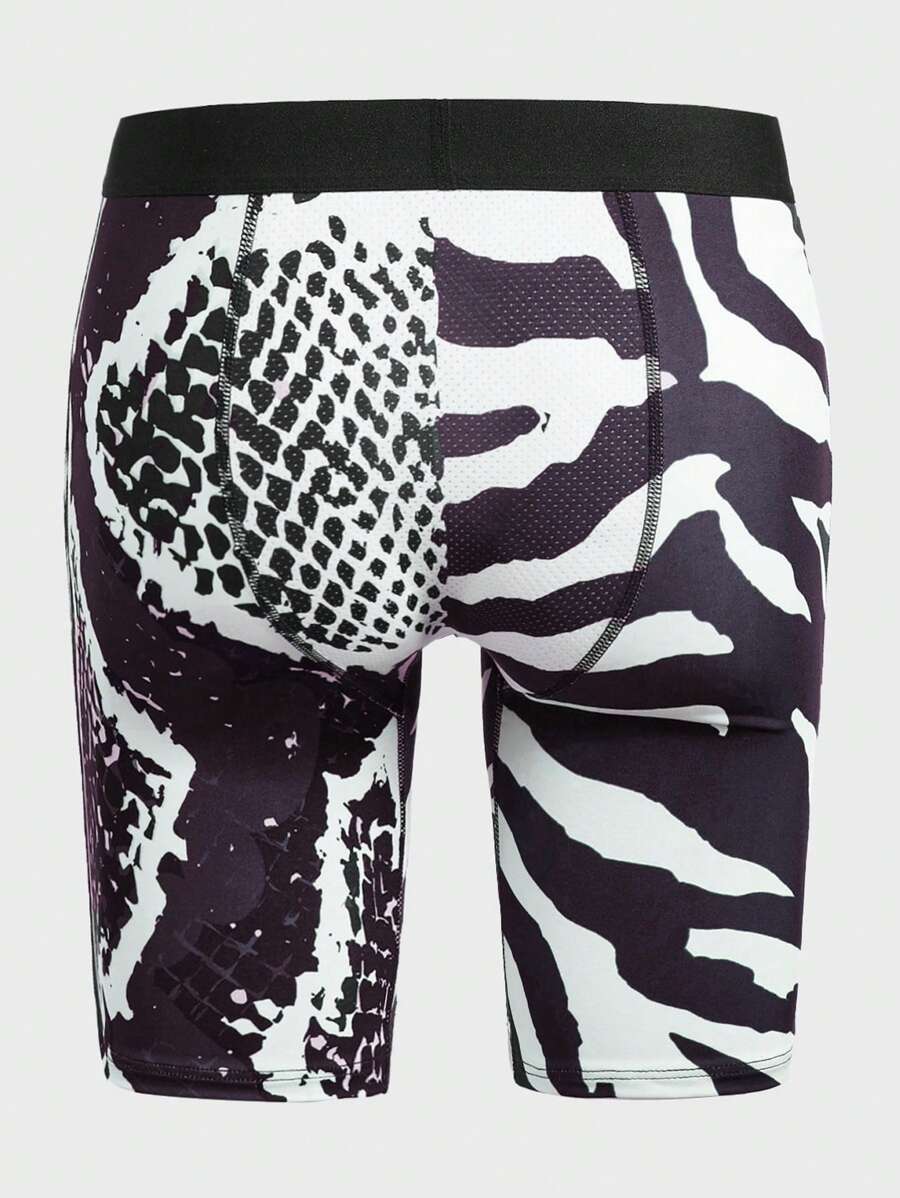 Men Zebra Stripe Print Boxer Brief | SHEIN USA