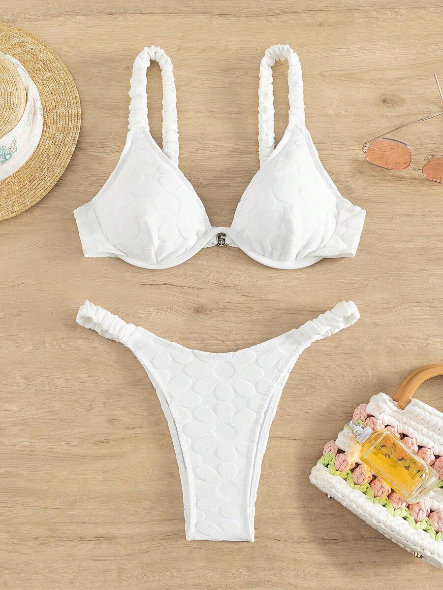 Solid Underwire Bikini Set | SHEIN USA