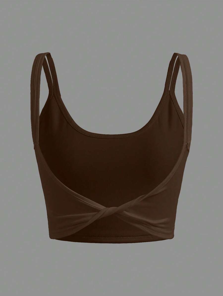 SHEIN Essnce Solid Crop Tank Top | SHEIN USA